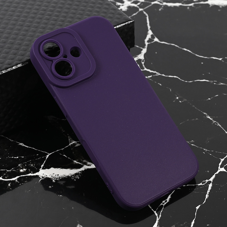 Zastitna maska (futrola) Teracell Giulietta - iPhone 17 mat tamno ljubicasta