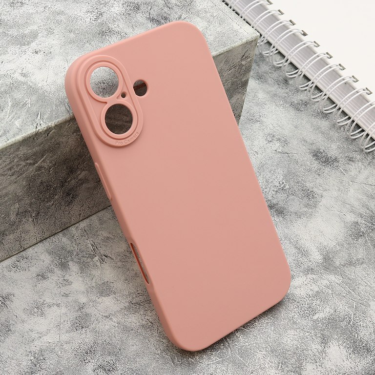 Zastitna silikonska maska (futrola) Pro Camera - iPhone 17 roze (MS)