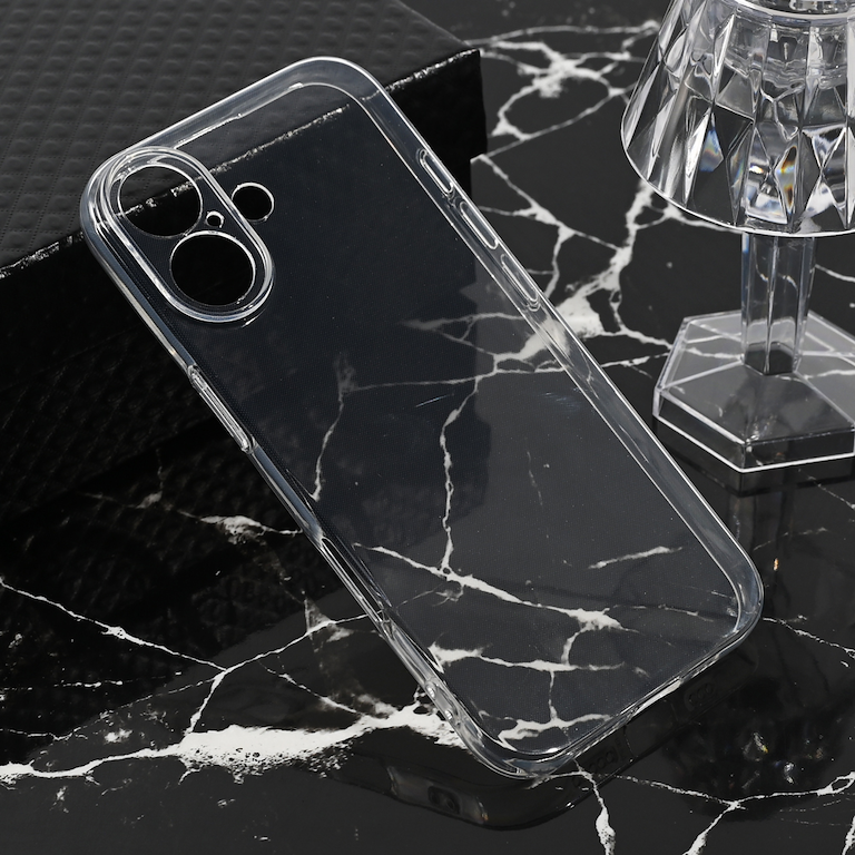 Zastitna silikonska maska (futrola) Ultra Thin - iPhone 17 Transparent
