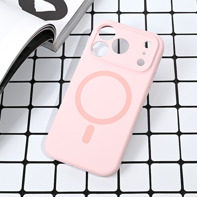 Zastitna maska (futrola) Magsafe Pure color - iPhone 17 Pro roze