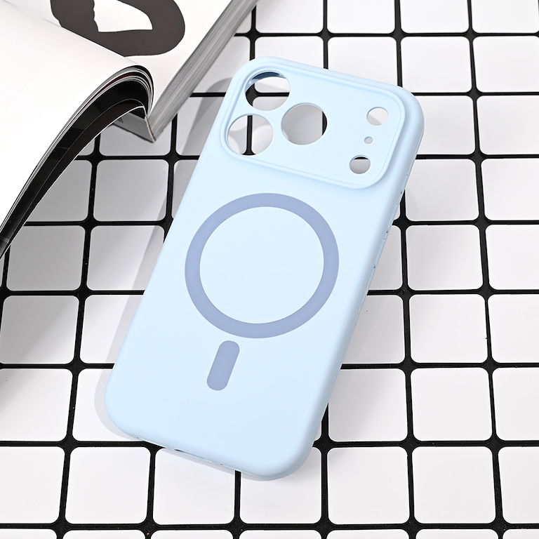 Zastitna maska (futrola) Magsafe Pure color - iPhone 17 Pro svetlo plava