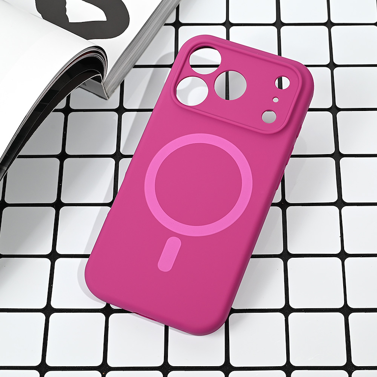 Zastitna maska (futrola) Magsafe Pure color - iPhone 17 Pro tamno pink
