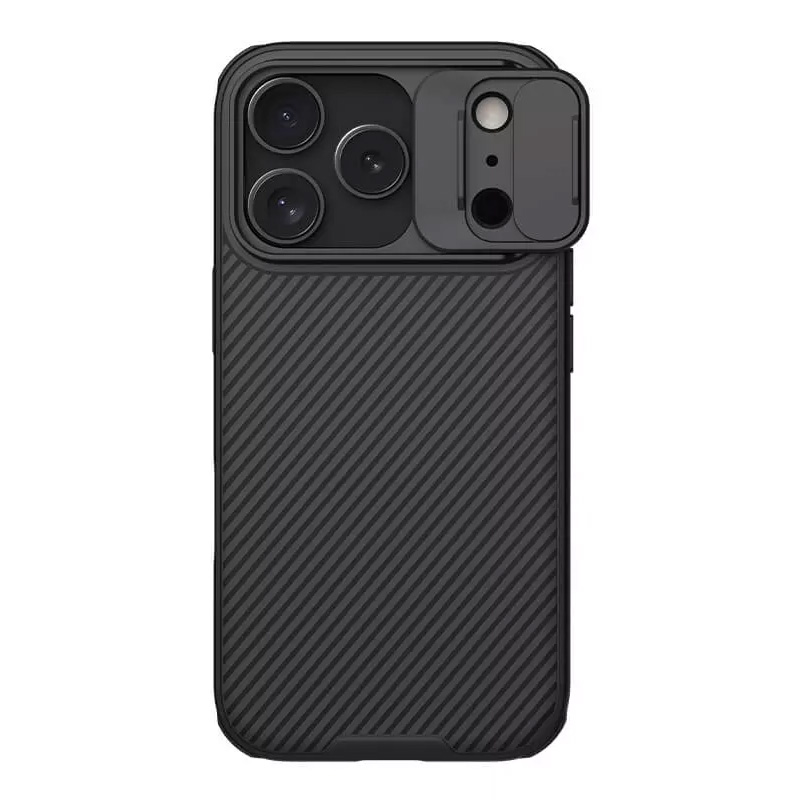 Zastitna maska (futrola) Nillkin CamShield Pro - iPhone 17 Pro crna