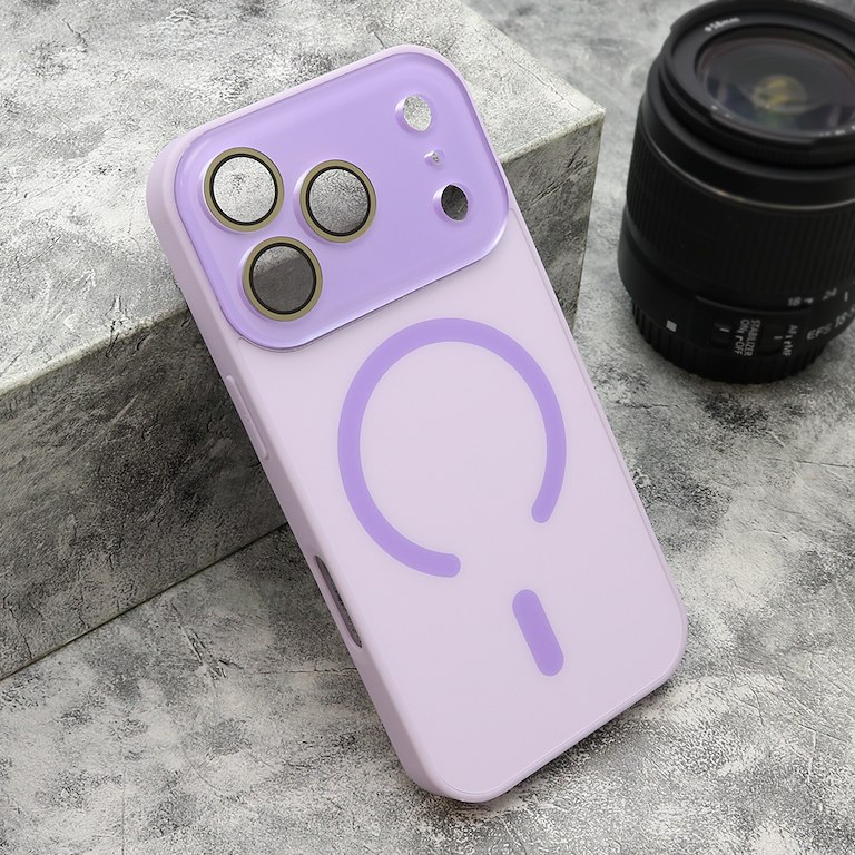 Zastitna maska (futrola) PASTELPOP MagSafe - iPhone 17 Pro ljubicasta (MS)