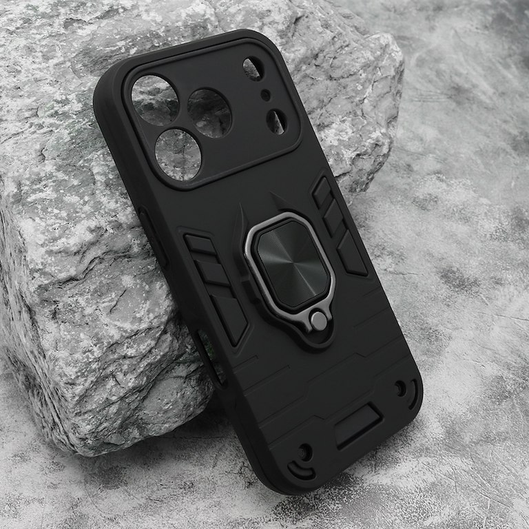 Zastitna maska (futrola) Square ring - iPhone 17 Pro crna (MS)