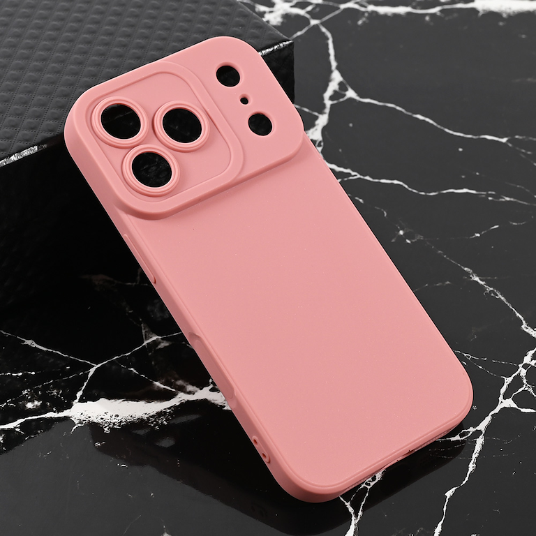 Zastitna maska (futrola) Teracell Giulietta - iPhone 17 Pro mat tamno roze