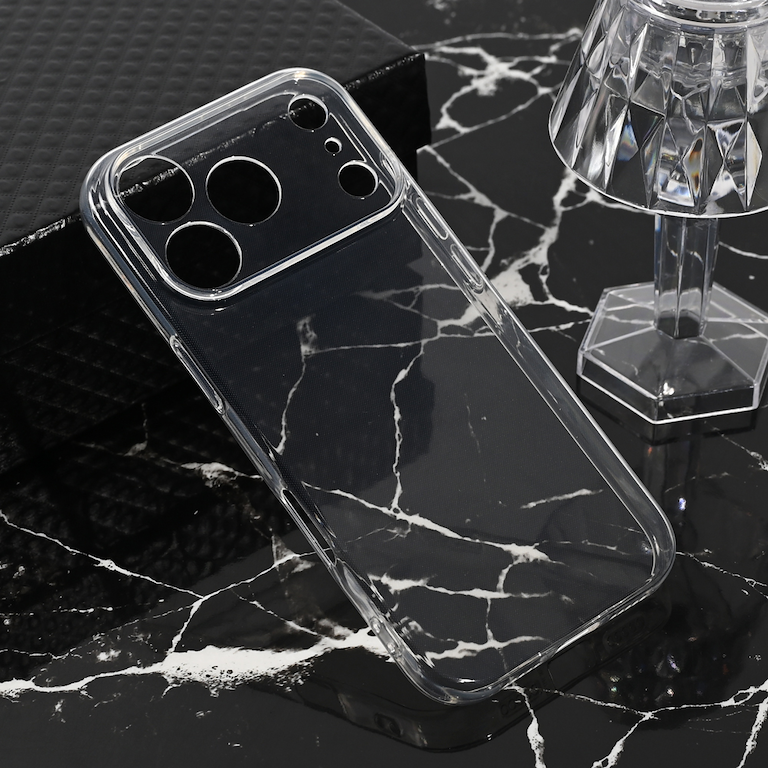 Zastitna silikonska maska (futrola) Ultra Thin - iPhone 17 Pro Transparent