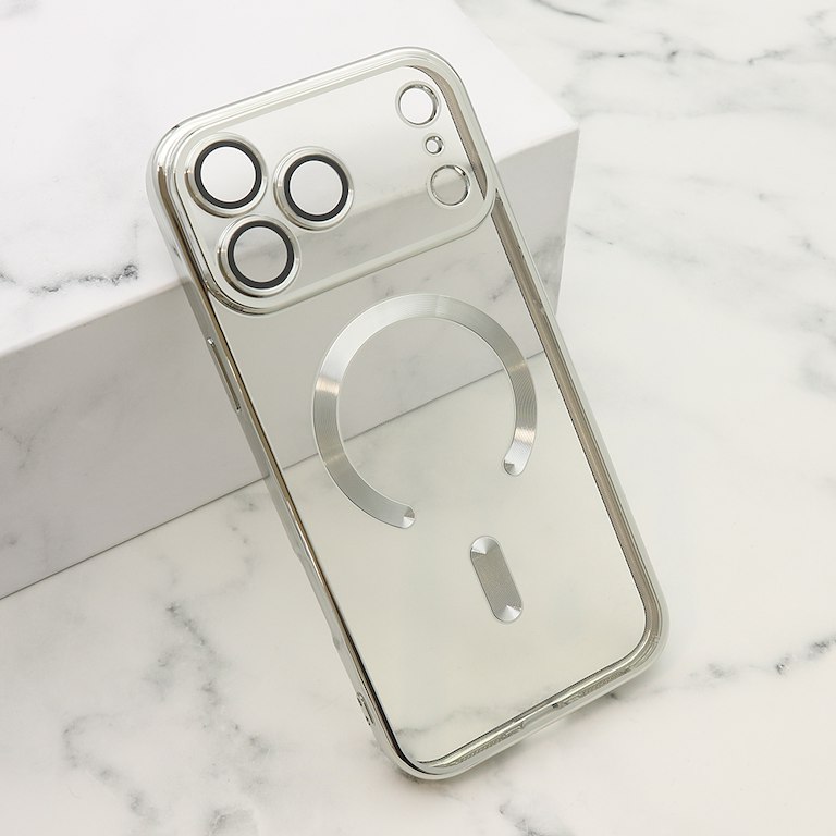 Zastitna maska (futrola) CAMERA PROTECT MAGSAFE II - iPhone 17 Pro Max (6.9) srebrna (MS)
