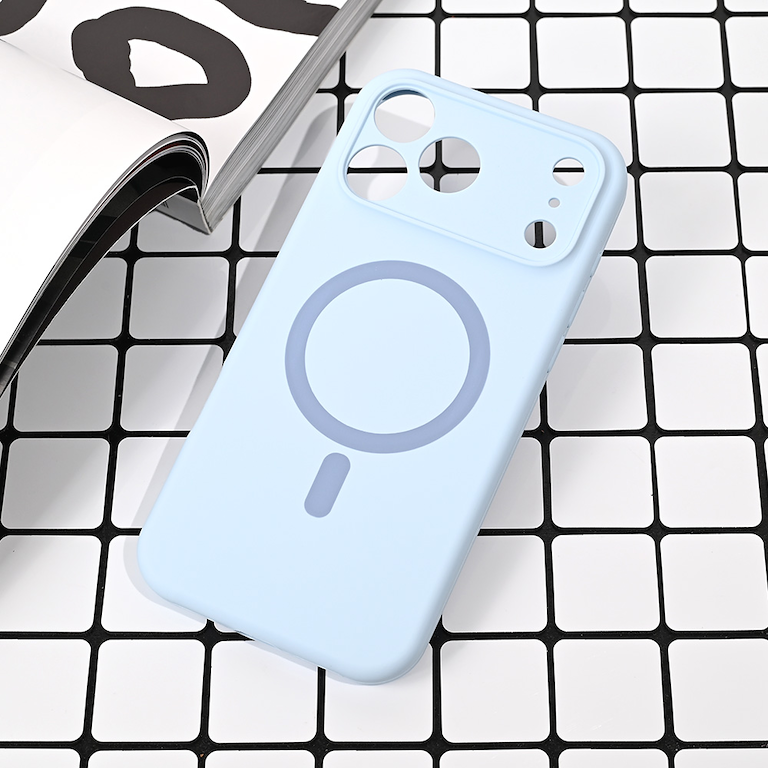 Zastitna maska (futrola) Magsafe Pure color - iPhone 17 Pro Max 6.9 svetlo plava