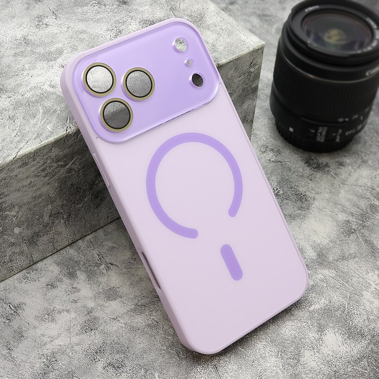 Zastitna maska (futrola) PASTELPOP MagSafe - iPhone 17 Pro Max (6.9) ljubicasta (MS)