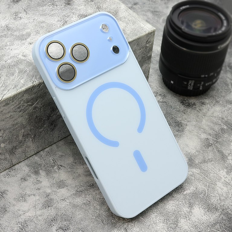 Zastitna maska (futrola) PASTELPOP MagSafe - iPhone 17 Pro Max (6.9) plava (MS)