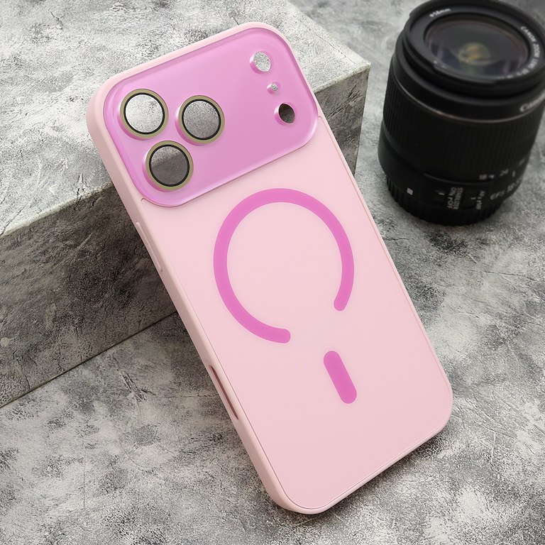 Zastitna maska (futrola) PASTELPOP MagSafe - iPhone 17 Pro Max (6.9) roze (MS)