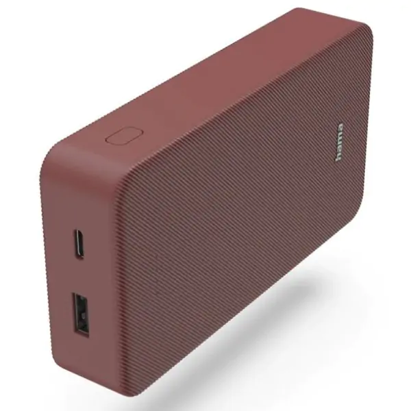 Hama PowerPack COLOR 20, 20000mAh, crvena 2 izlaza USB-A, USB-C