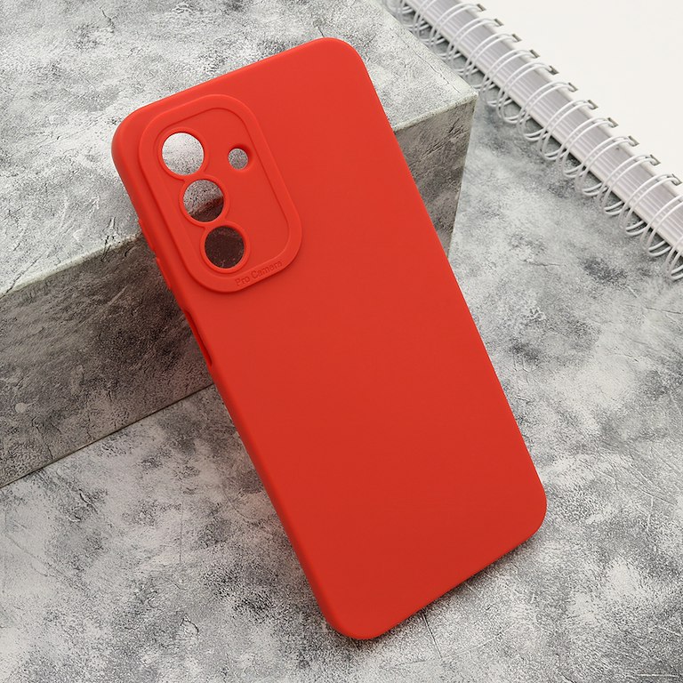 Zastitna silikonska maska (futrola) Pro Camera - Samsung A175 Galaxy A17/A176B Galaxy A17 5G crvena (MS)