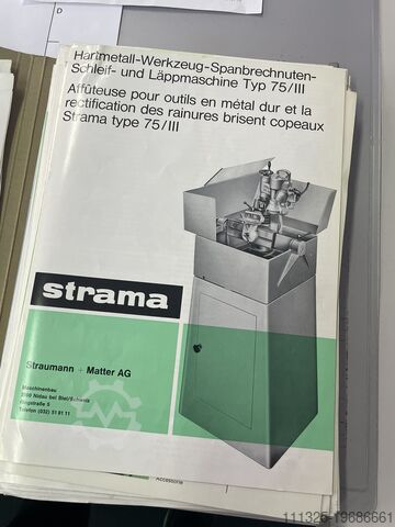 Mašina za mlevenje alata
Strama Typ 75 / III