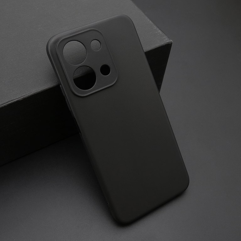 Zastitna ultra tanka (skin) maska / futrola KOLOR - Xiaomi Redmi 15C 4G 171mm (global) crna (MS)