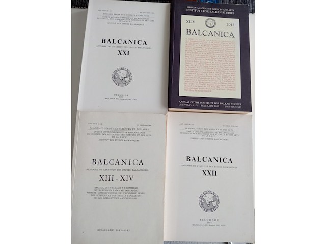Balcanica četiri knjige