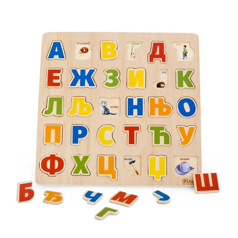 Pino Drvena Azbuka – Edukativna slagalica