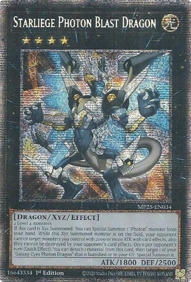 Starliege Photon Blast Dragon - MP25-EN034 - Starlight Rare 1st Edition
