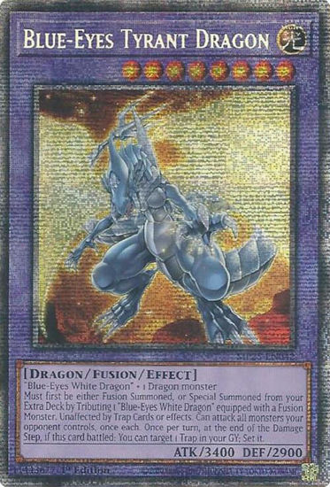 Blue-Eyes Tyrant Dragon - MP25-EN042 - Starlight Rare 1st Edition