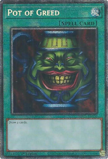 Pot of Greed - MP25-EN050 - Starlight Rare 1st Edition