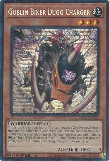 Goblin Biker Dugg Charger - MP25-EN051 - Secret Rare 1st Edition
