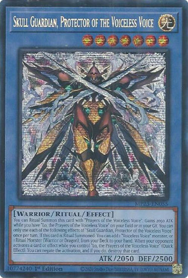 Skull Guardian, Protector of the Voiceless Voice - MP25-EN055 - Prismatic Secret Rare 1st Edition