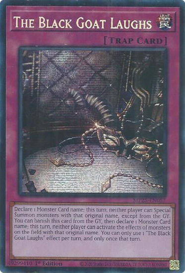 The Black Goat Laughs - MP25-EN057 - Prismatic Secret Rare 1st Edition