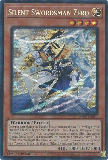 Silent Swordsman Zero - MP25-EN059 - Prismatic Secret Rare 1st Edition