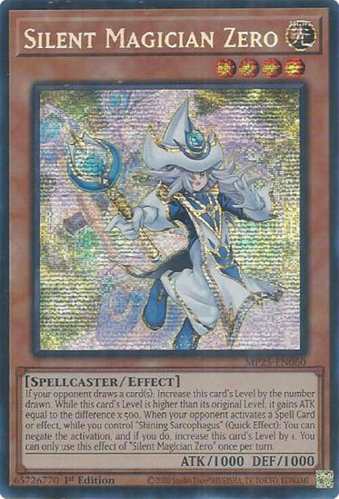 Silent Magician Zero - MP25-EN060 - Prismatic Secret Rare 1st Edition