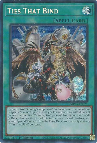 Ties That Bind - MP25-EN071 - Prismatic Secret Rare 1st Edition