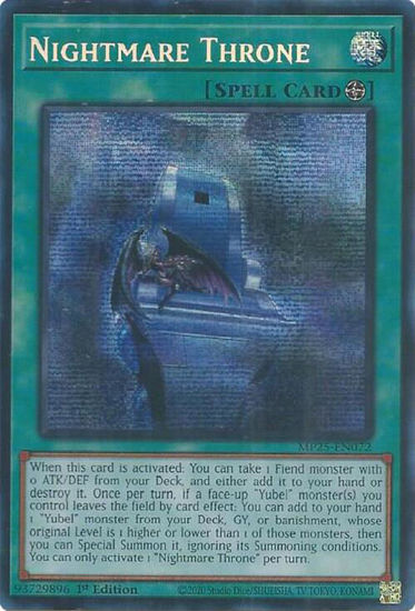 Nightmare Throne - MP25-EN072 - Prismatic Secret Rare 1st Edition
