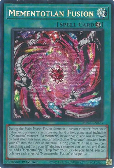 Mementotlan Fusion - MP25-EN073 - Prismatic Secret Rare 1st Edition