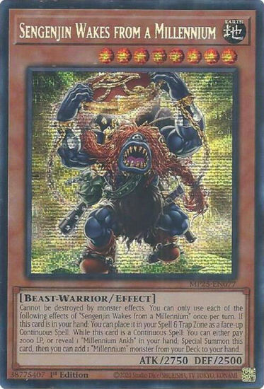 Sengenjin Wakes from a Millennium - MP25-EN077 - Prismatic Secret Rare 1st Edition