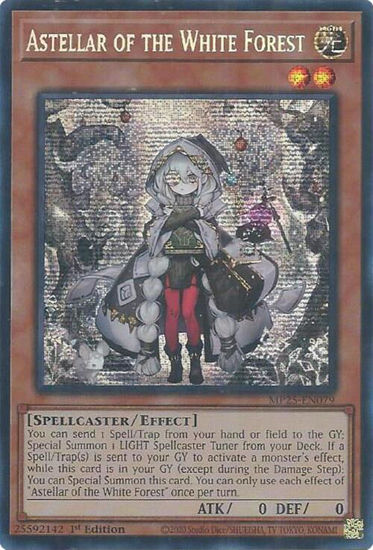 Astellar of the White Forest - MP25-EN079 - Prismatic Secret Rare 1st Edition