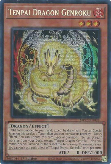 Tenpai Dragon Genroku - MP25-EN082 - Prismatic Secret Rare 1st Edition