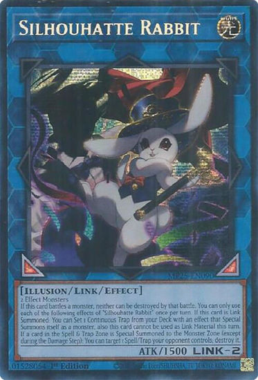 Silhouhatte Rabbit - MP25-EN090 - Prismatic Secret Rare 1st Edition