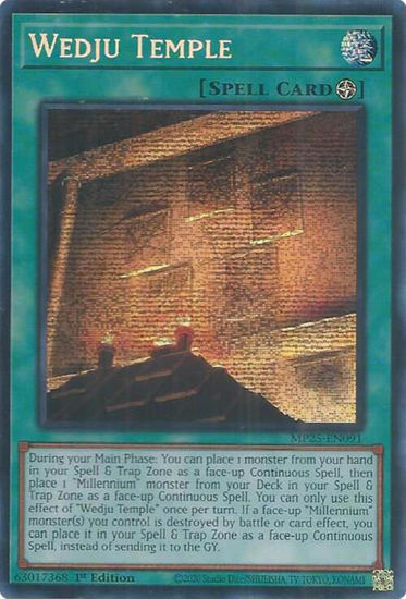 Wedju Temple - MP25-EN091 - Prismatic Secret Rare 1st Edition