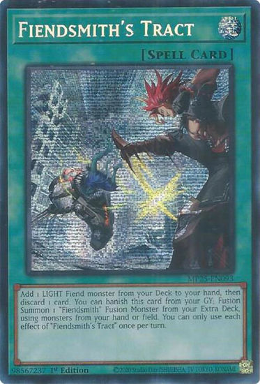 Fiendsmith's Tract - MP25-EN093 - Prismatic Secret Rare 1st Edition