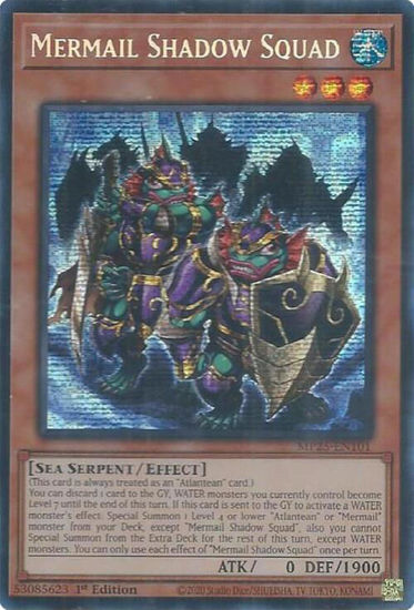 Mermail Shadow Squad - MP25-EN101 - Prismatic Secret Rare 1st Edition