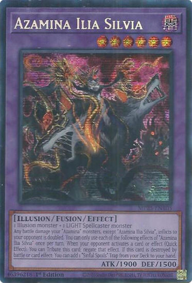 Azamina Ilia Silvia - MP25-EN103 - Prismatic Secret Rare 1st Edition