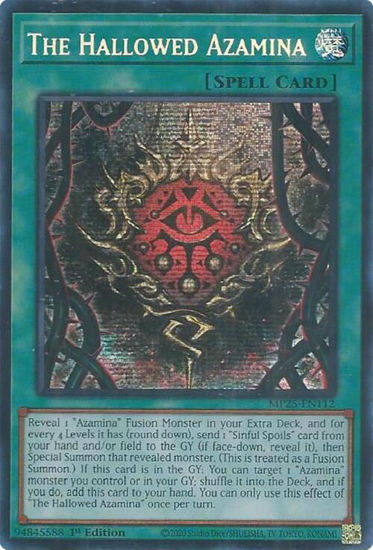 The Hallowed Azamina - MP25-EN112 - Prismatic Secret Rare 1st Edition