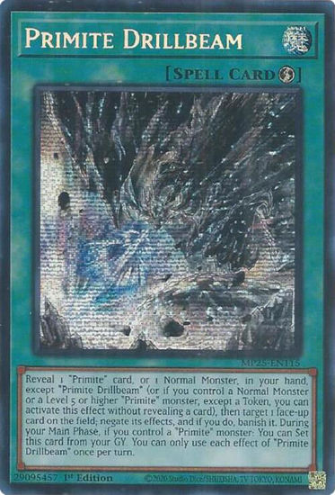Primite Drillbeam - MP25-EN115 - Prismatic Secret Rare 1st Edition