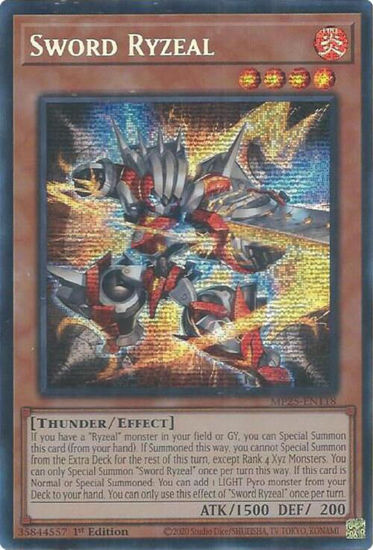 Sword Ryzeal - MP25-EN118 - Prismatic Secret Rare 1st Edition