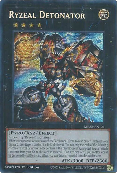 Ryzeal Detonator - MP25-EN121 - Prismatic Secret Rare 1st Edition