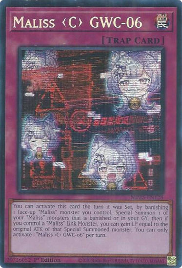 Maliss C GWC-06 - MP25-EN128 - Prismatic Secret Rare 1st Edition