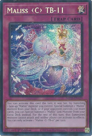 Maliss C TB-11 - MP25-EN129 - Prismatic Secret Rare 1st Edition