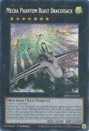 Mecha Phantom Beast Dracossack - MP25-EN135 - Prismatic Secret Rare 1st Edition