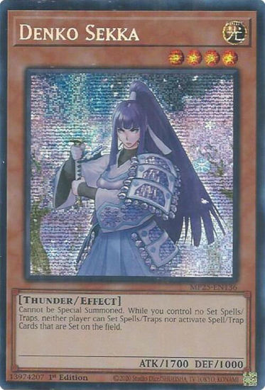 Denko Sekka - MP25-EN136 - Prismatic Secret Rare 1st Edition