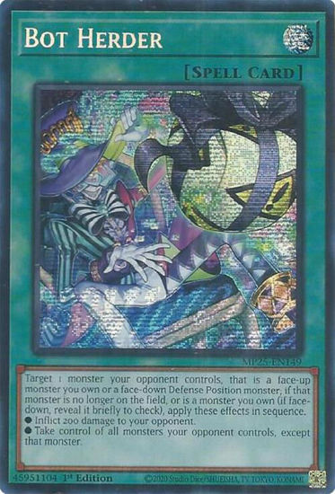 Bot Herder - MP25-EN149 - Prismatic Secret Rare 1st Edition